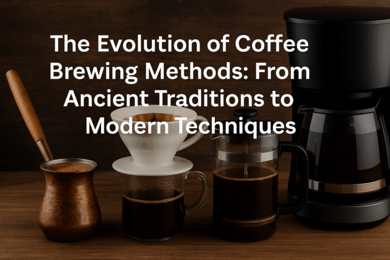 The Evolution of Coffee Brewing Methods: From Ancient Traditions to ...